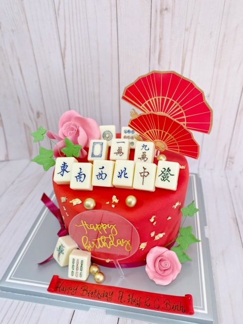 MahJong Cake | LOUIS XIV CAKE AND WEDDING